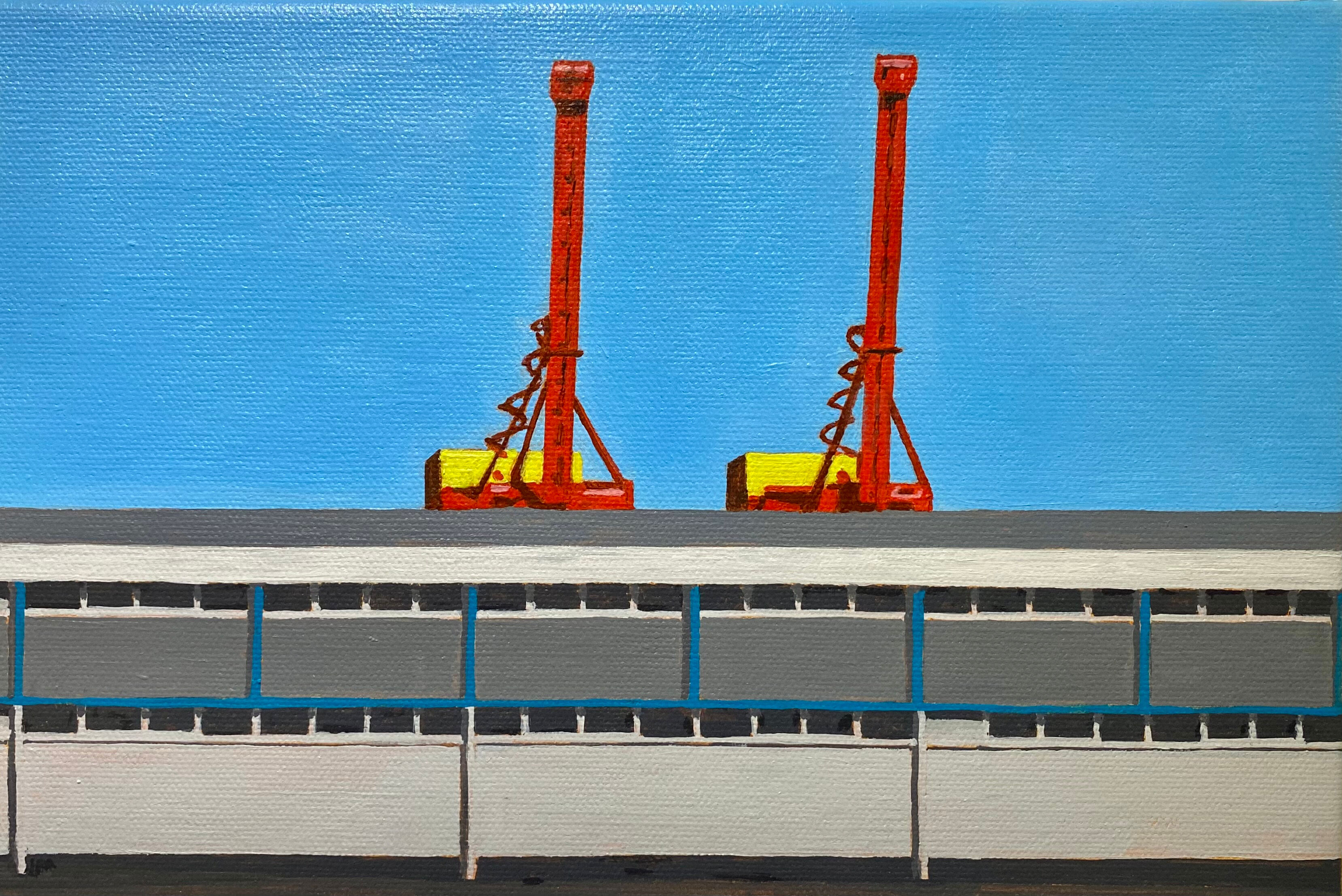 Fremantle Harbour, Passenger Terminal and North Quay Cranes